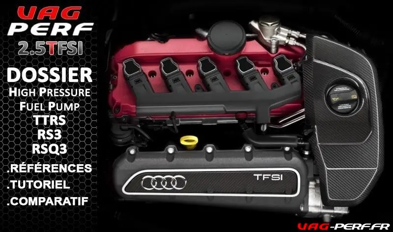 Les Pompes Haute Pression du moteur 5 cylindres 2.5 TFSI Audi TTRS RS3 ...