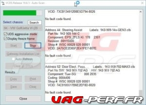 La Lecture des Codes Défaut au VAGCOM avec le VCDS avec AUTOSCAN