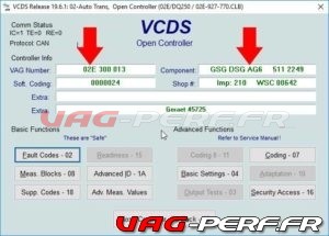 Tutoriel VCDS : Identifiez votre boite DSG avec le VAGCOM - Vag-Perf