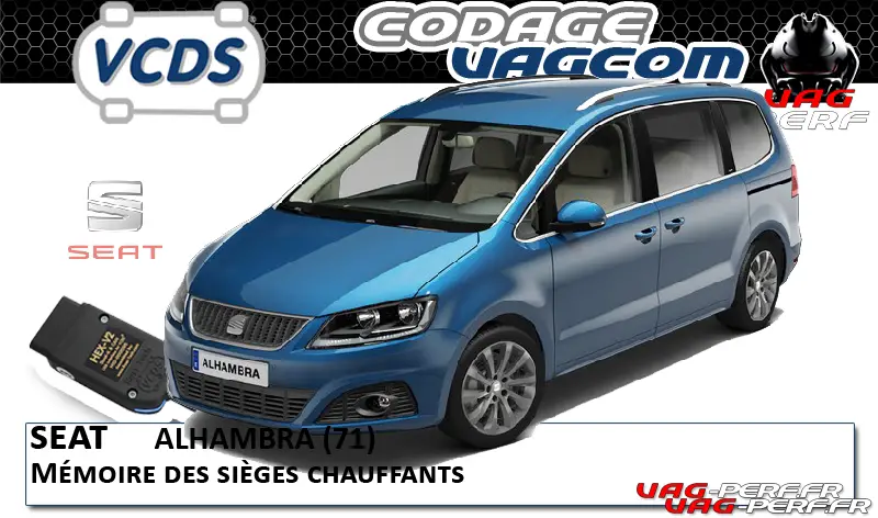 Codages VAGCOM - SEAT ALHAMBRA (71) - Vag-Perf